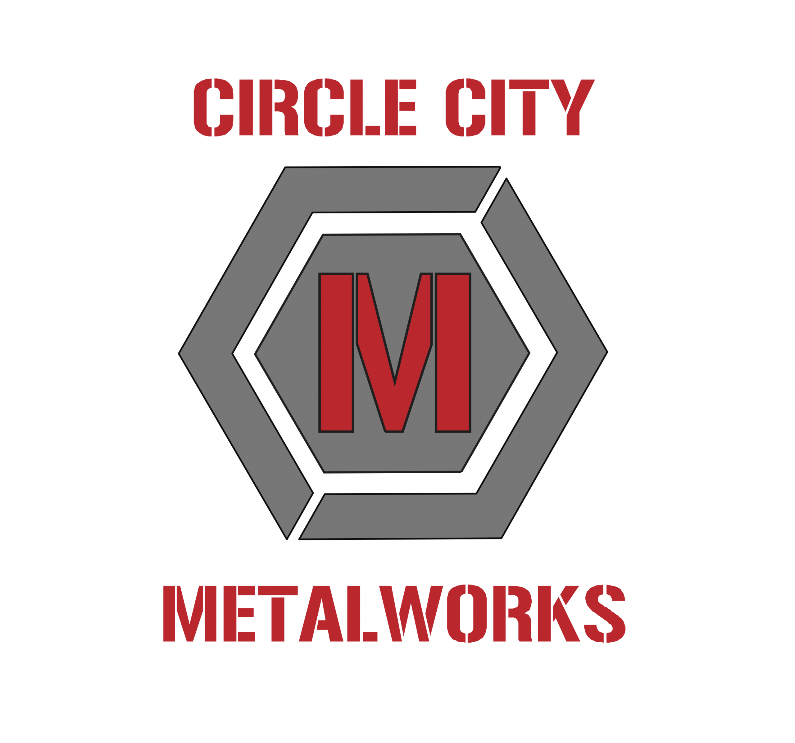 Large Address Sign with Modern Font - Circle City Metalworks