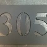 Small Address Sign - Circle City Metalworks