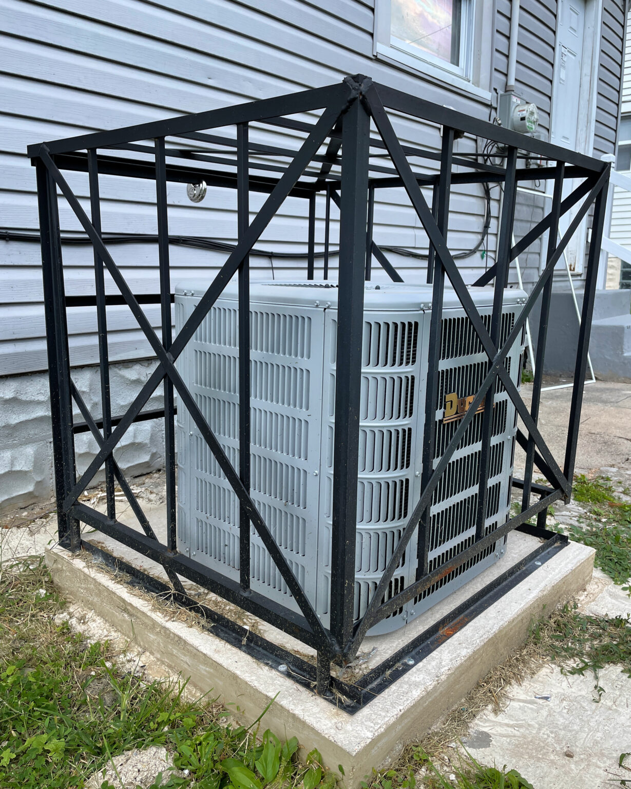 Central Air Anti-Theft Protective Cage – Circle City Metalworks