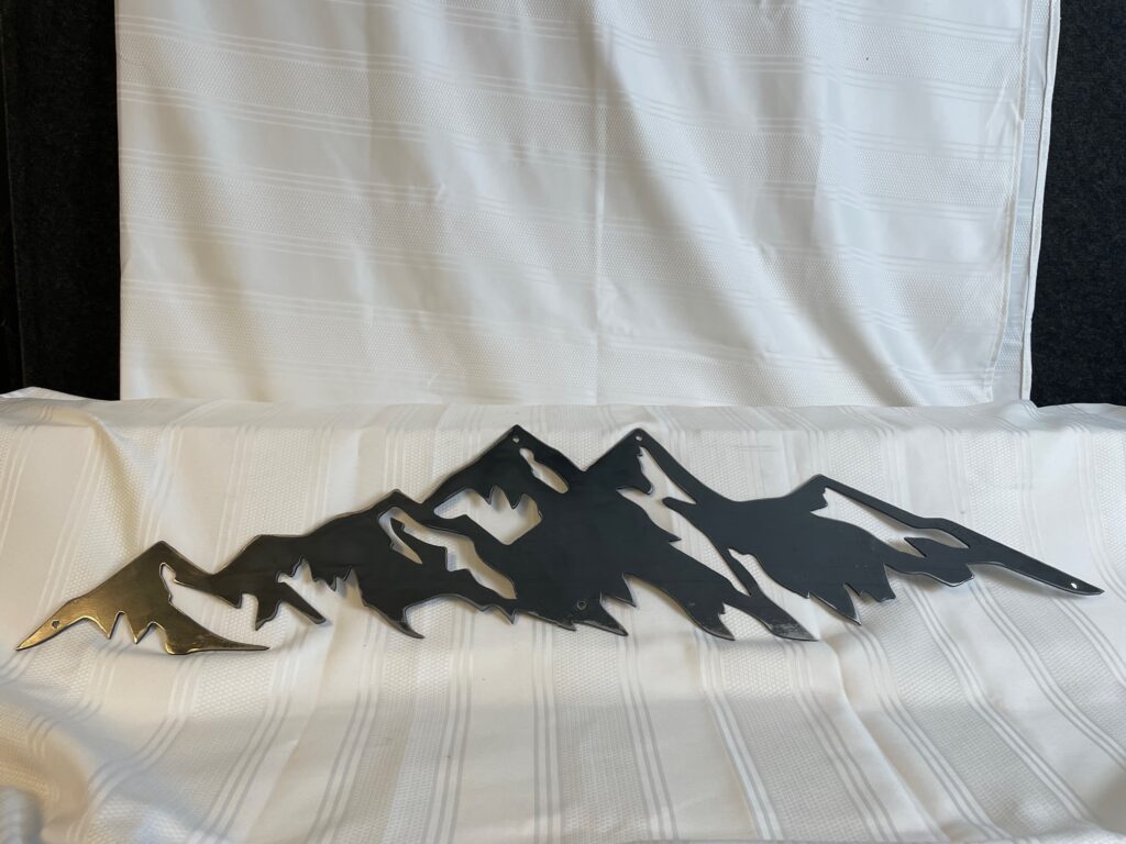 Mountain Scene – Wall Decor - Circle City Metalworks