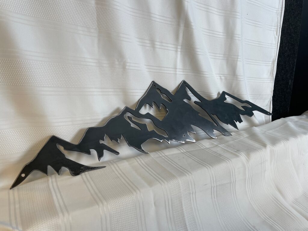 Mountain Scene – Wall Decor - Circle City Metalworks