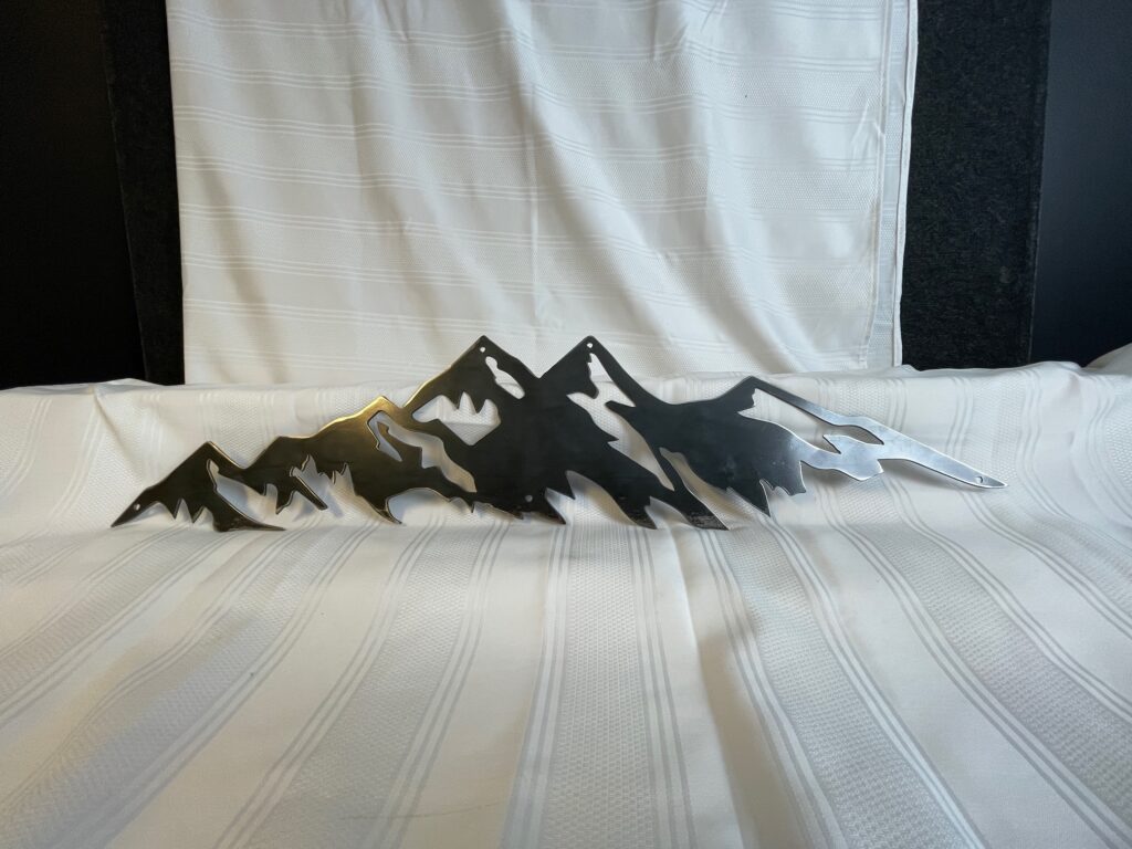 Mountain Scene – Wall Decor - Circle City Metalworks